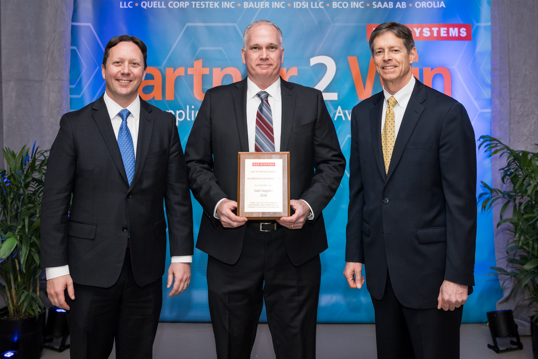 BAE Systems Honors Richardson Electronics, Ltd. with a Gold Tier ...